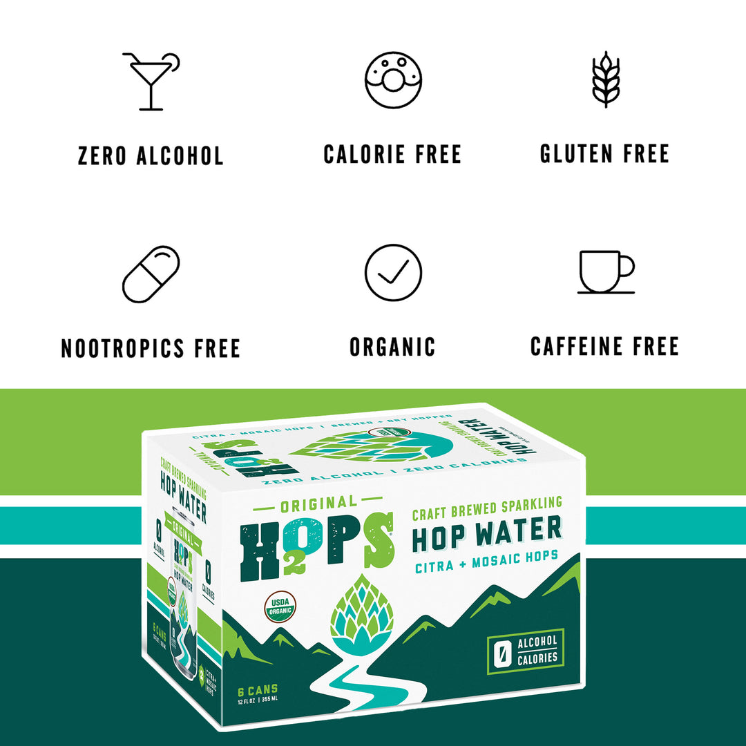 Mixed Pack Hop Water – H2OPS Sparkling Hop Water