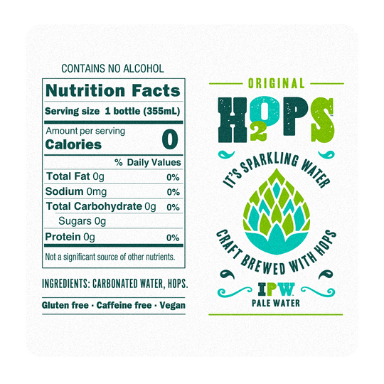 Original Hop Water – H2OPS Sparkling Hop Water