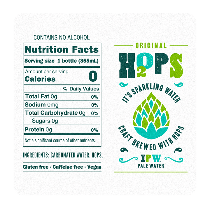 Original Hop Water – H2OPS Sparkling Hop Water