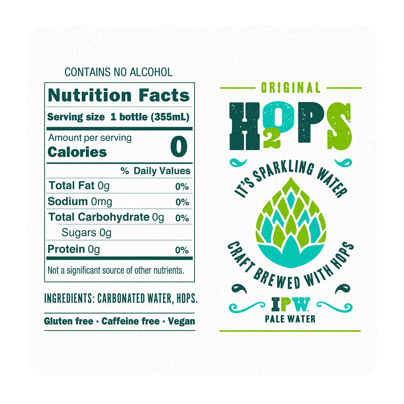 Original Hop Water – H2OPS Sparkling Hop Water